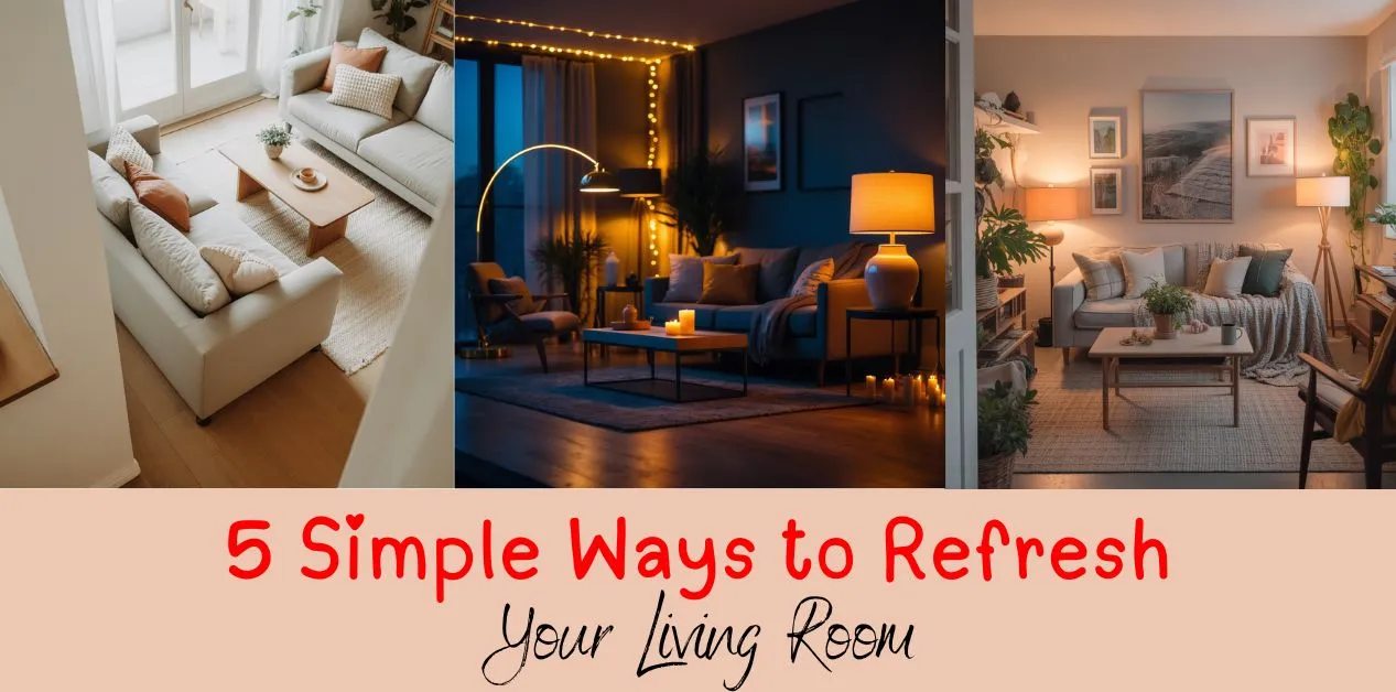 5 Simple Ways to Refresh Your Living Room